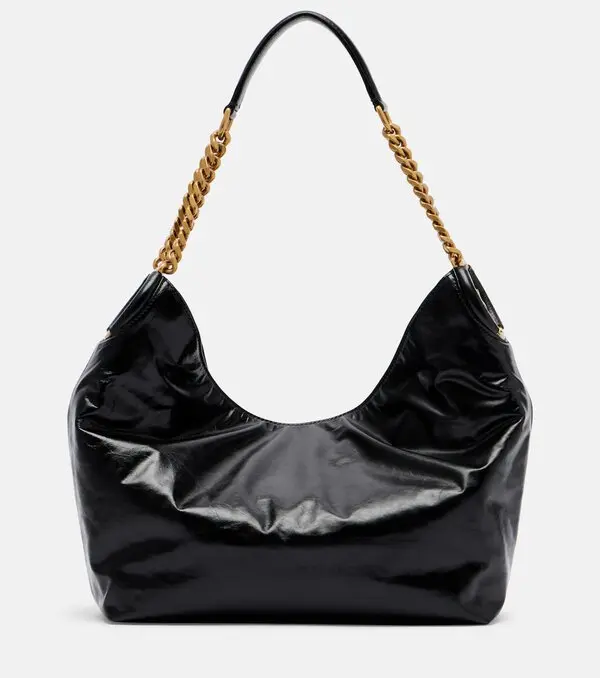 Saint Laurent Hortense Leather Shoulder Bag