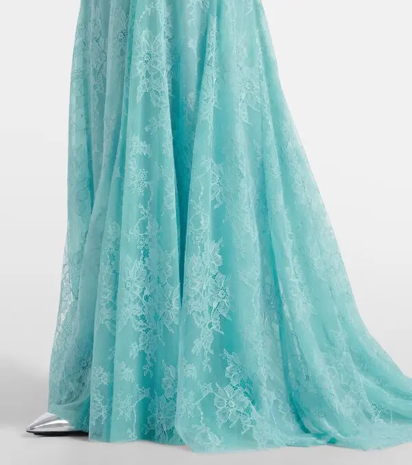 Costarellos Lace Gown