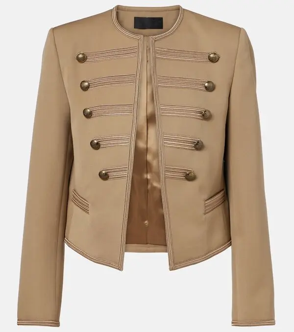 NILI LOTAN Blondie Virgin Wool Jacket - Beige