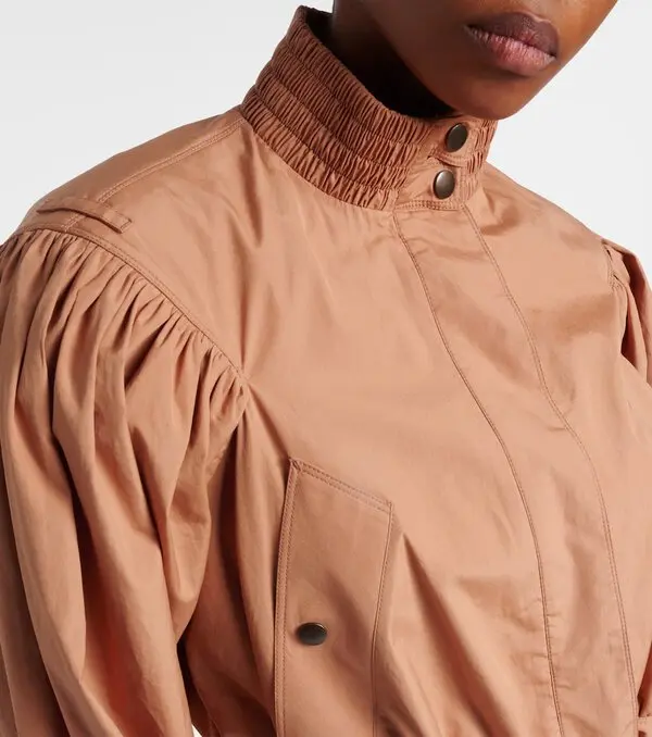 Chloé Belted Cotton Poplin Jacket