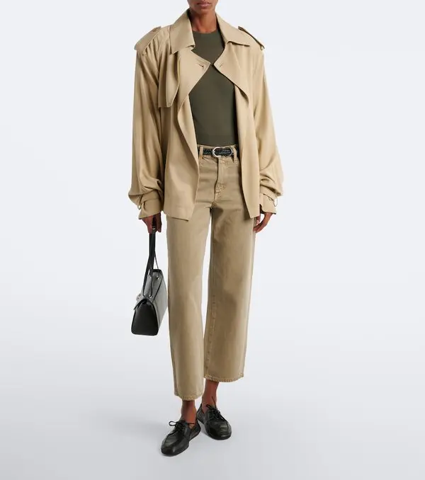 SLVRLAKE Hunter Cropped Straight Jeans