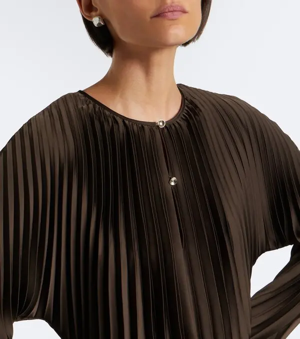Vince Pleated Midi Dress