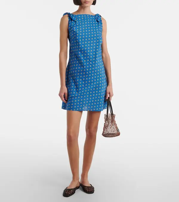 DÔEN Maltina Cotton And Silk Minidress