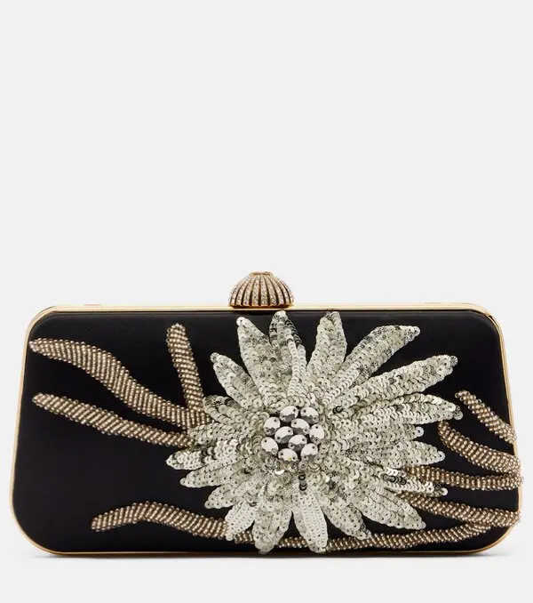 Valentino Garavani Embellished Clutch - Black