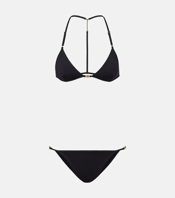 TOM FORD Jersey Bikini - Black