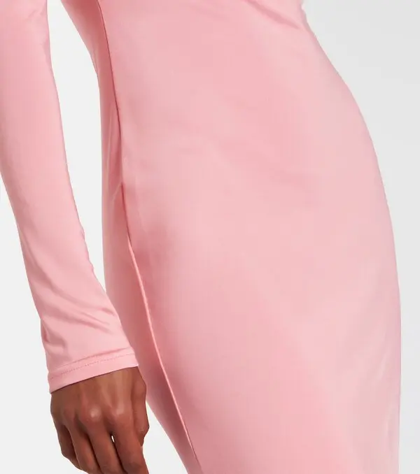 David Koma Embellished Satin Gown
