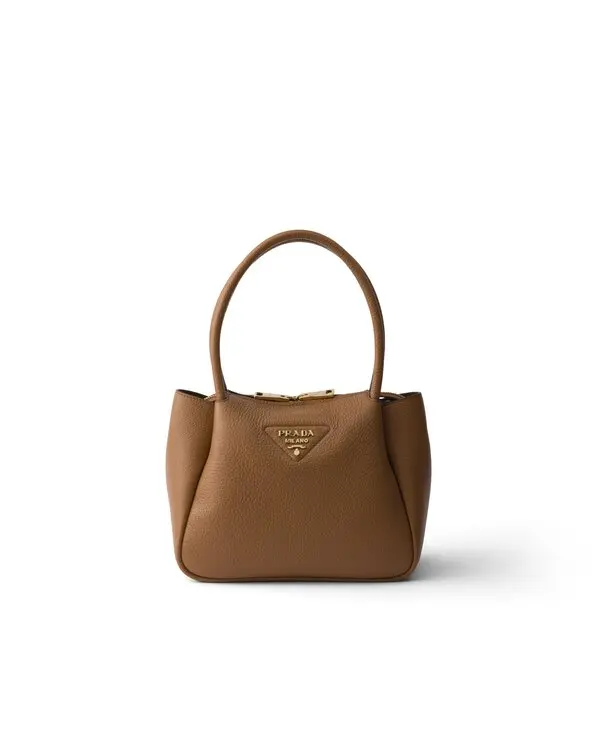 Prada Small Leather Handbag - Brown