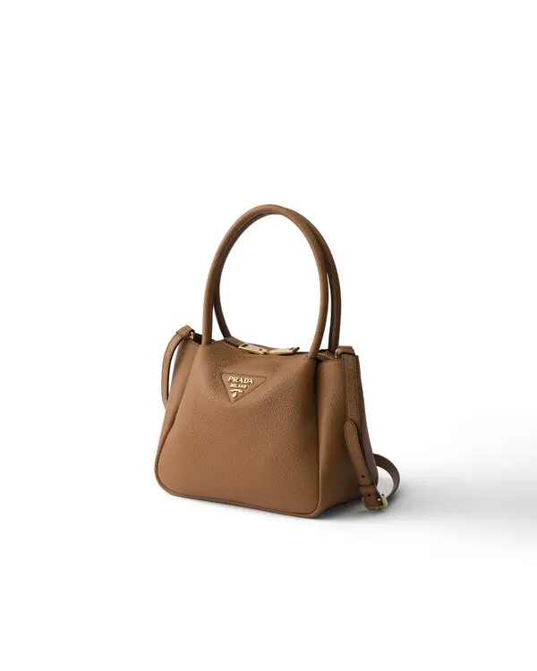 Prada Small Leather Handbag - Brown