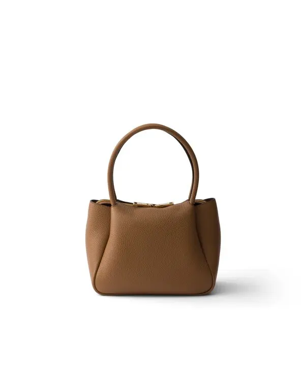 Prada Small Leather Handbag - Brown