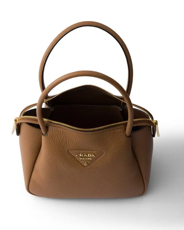 Prada Small Leather Handbag - Brown