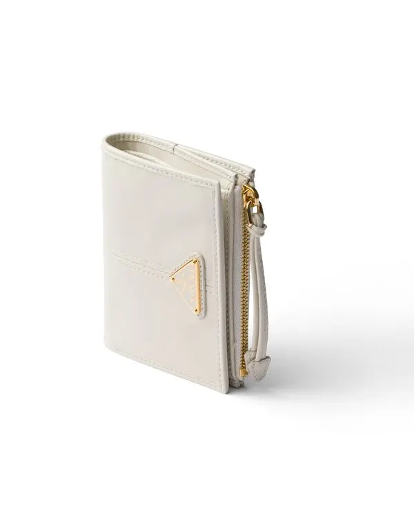 Prada Small Leather Wallet - White