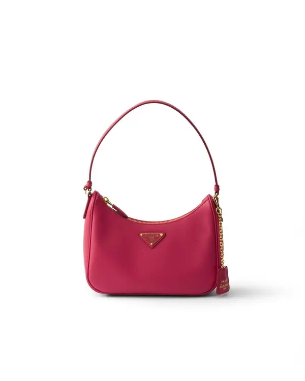 Prada Re-edition 2005 Saffiano Leather Mini-bag - Pink