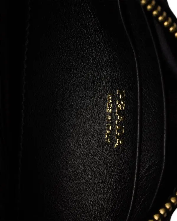 Prada Nappa Leather Zipper Pouch