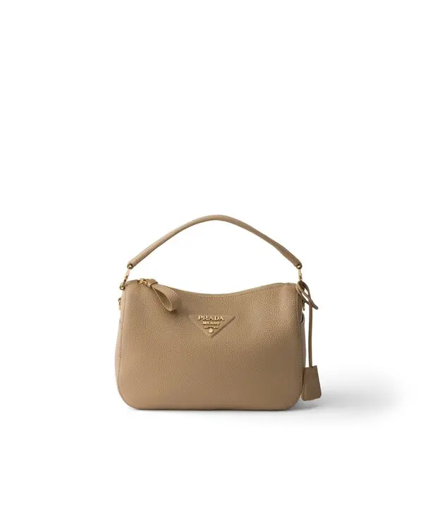 Prada Small Leather Bag - Neutral