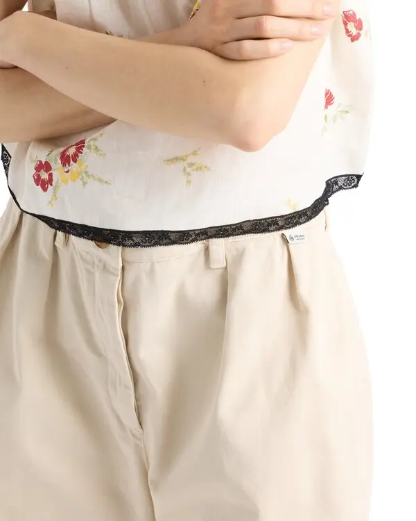 Prada Old Gabardine Bermuda Shorts