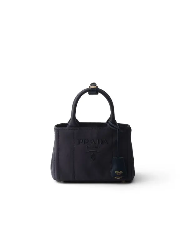 Prada Jardinière Cotton Canvas Mini-bag - Blue