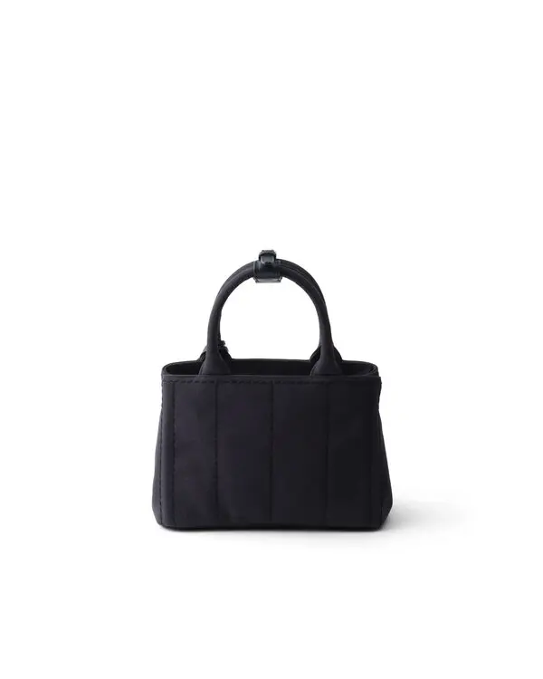 Prada Jardinière Cotton Canvas Mini-bag - Blue