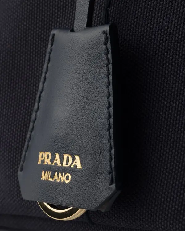 Prada Jardinière Cotton Canvas Mini-bag - Blue