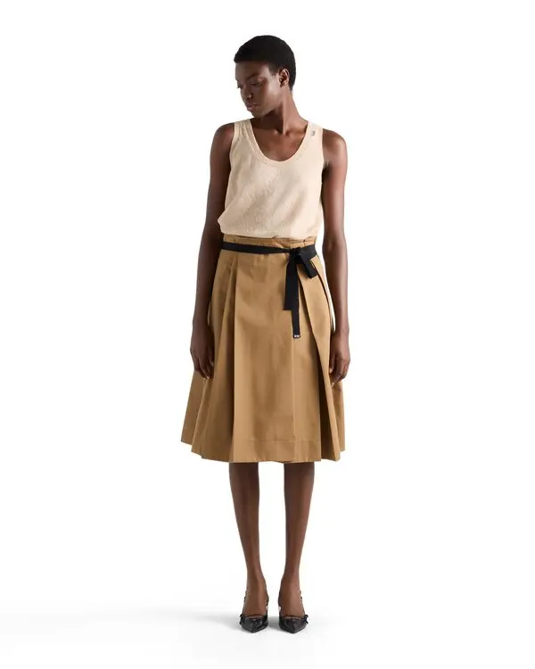 Prada Cashmere Tank Top - Neutral