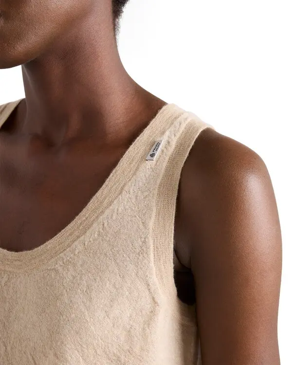 Prada Cashmere Tank Top - Neutral