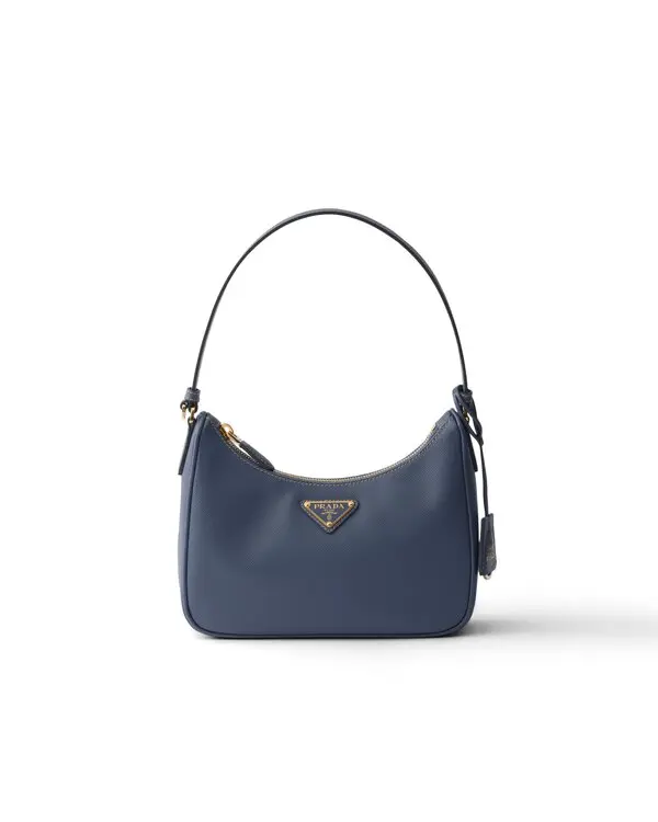 Prada Re-edition 2005 Saffiano Leather Mini-bag - Blue