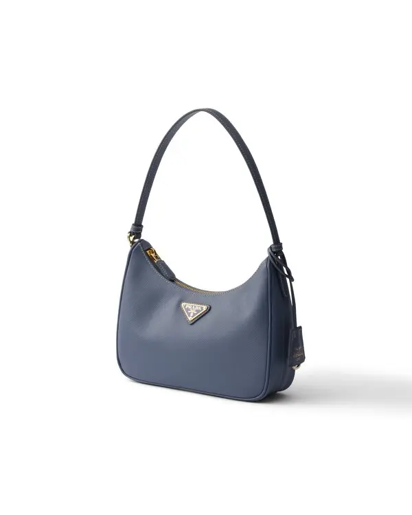 Prada Re-edition 2005 Saffiano Leather Mini-bag - Blue