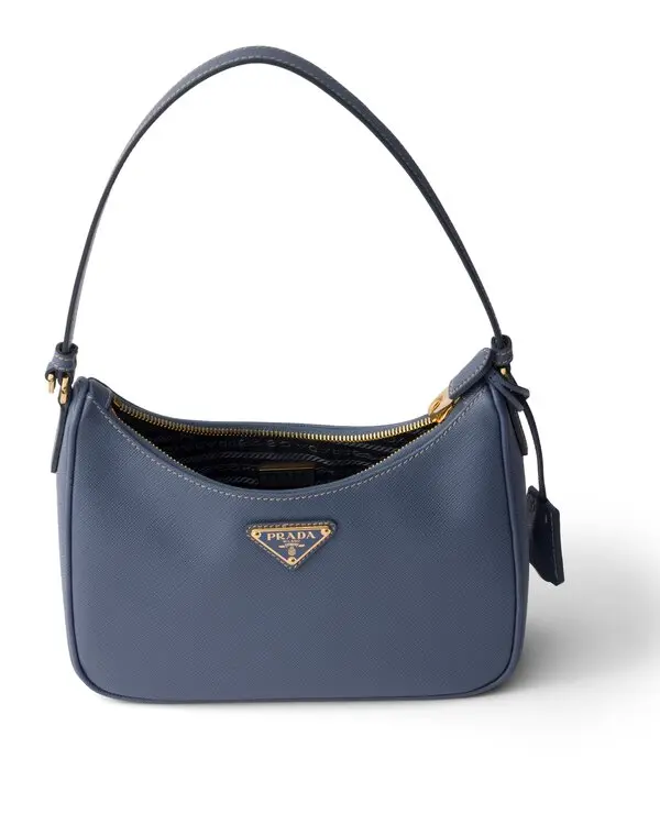 Prada Re-edition 2005 Saffiano Leather Mini-bag - Blue