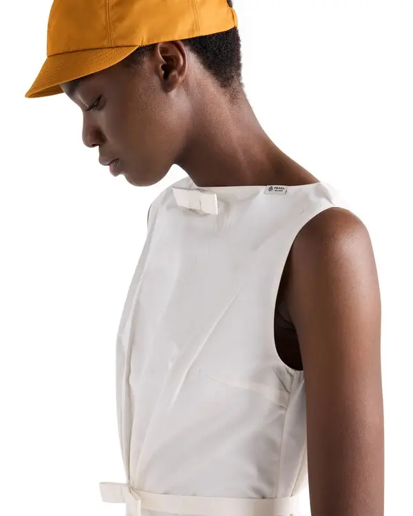 Prada Faille Dress - White