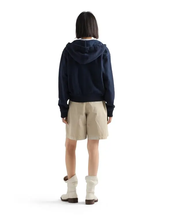 Prada Cotton Hoodie Jacket