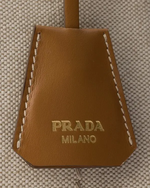 Prada Jardinière Small Cotton Canvas Bag