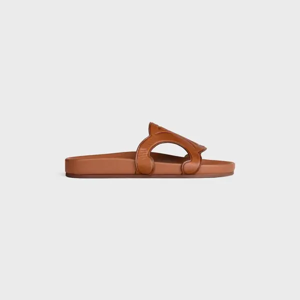 Celine Triomphe Slide In Calfskin