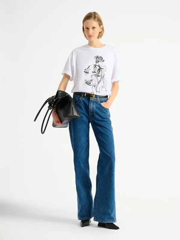 Balmain Printed Cotton Jersey T-shirt - White