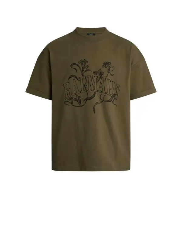 Balmain Printed Bloom T-shirt