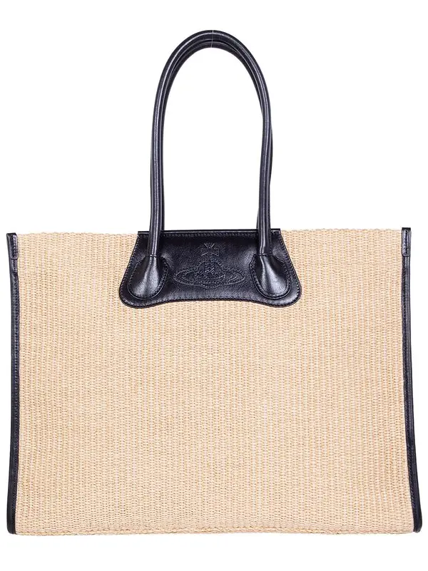 VIVIENNE WESTWOOD Troy Tote Bag - Beige