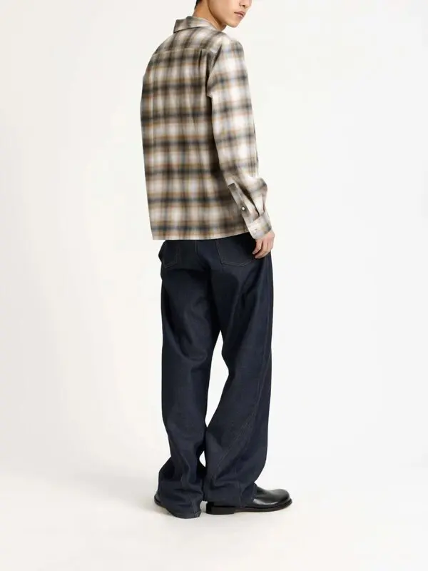 JW Anderson Shaded Checkered Shirt