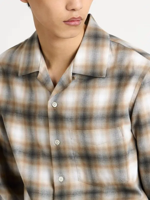 JW Anderson Shaded Checkered Shirt