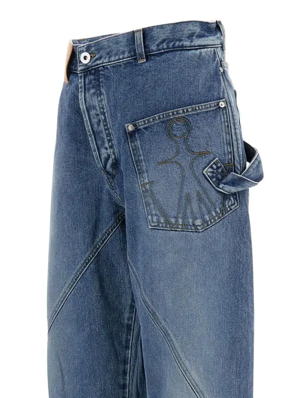 JW Anderson Twisted Workwear Jeans - Blue