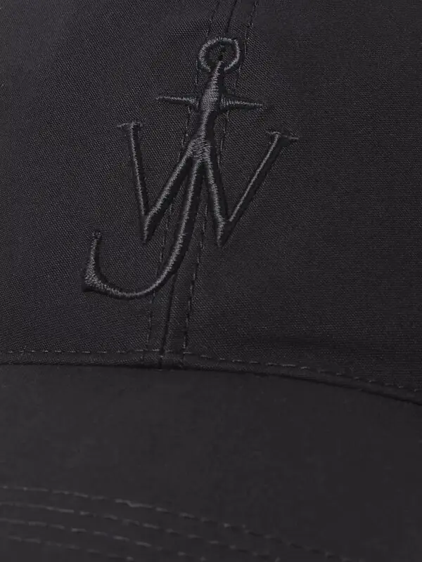 JW Anderson Baseball Cap With Logo - Black