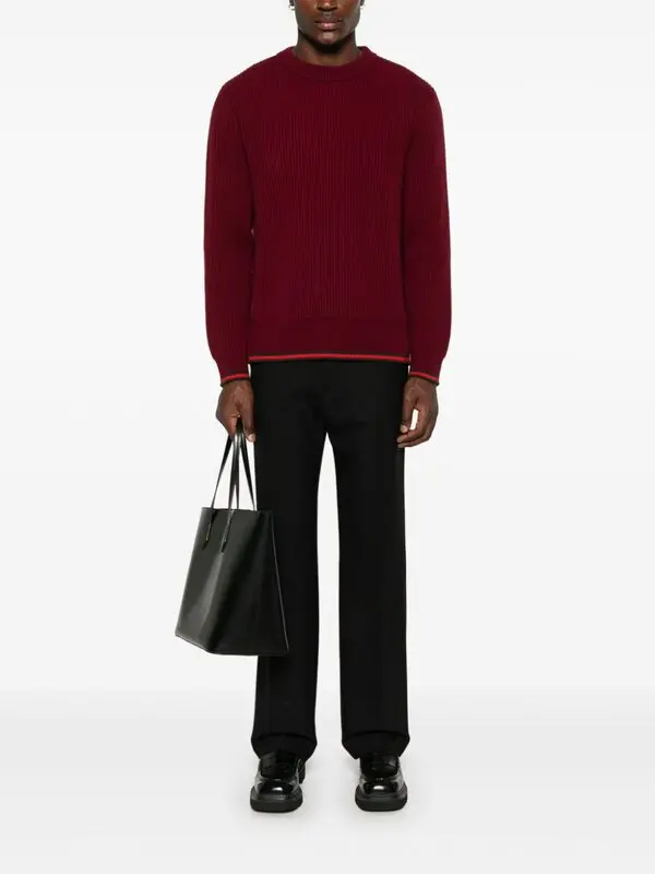 Gucci Crewneck Sweater In Cashmere And Wool Blend