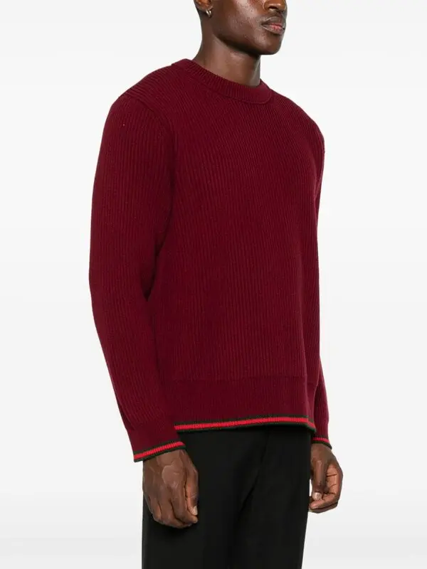 Gucci Crewneck Sweater In Cashmere And Wool Blend