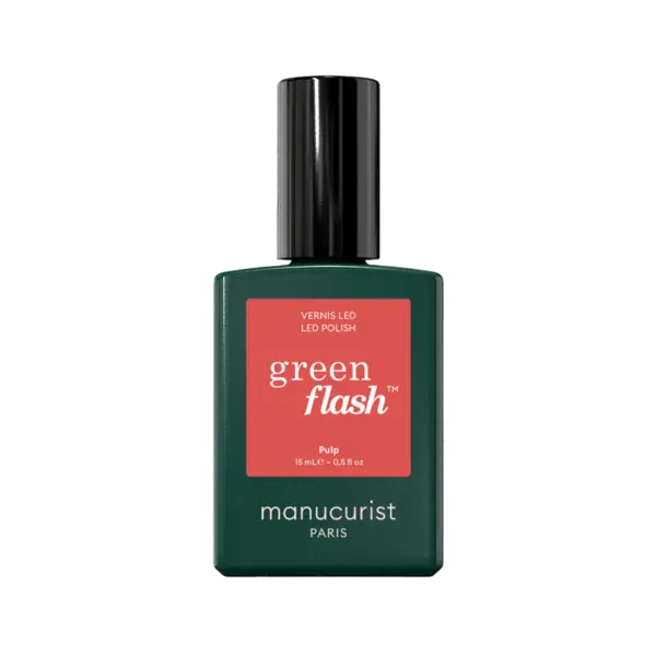 MANUCURIST Green Flash Led Gel Nail Polish, Non-toxic Nail Polish - Pulp