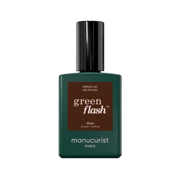 MANUCURIST Green Flash Led Gel Nail Polish, Non-toxic Nail Polish - Clove