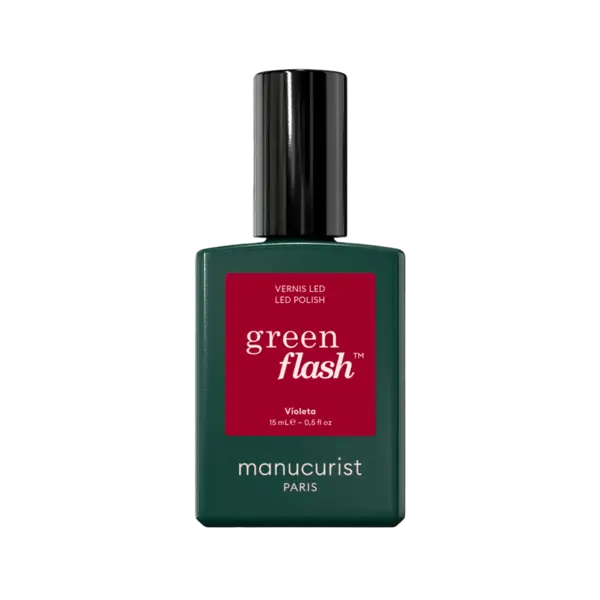 MANUCURIST Green Flash Led Gel Nail Polish, Non-toxic Nail Polish - Violeta