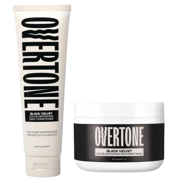 OVERTONE Healthy Color Duo Coloring Conditioner + Daily Conditioner Set - Black Velvet Healthy Color Duo