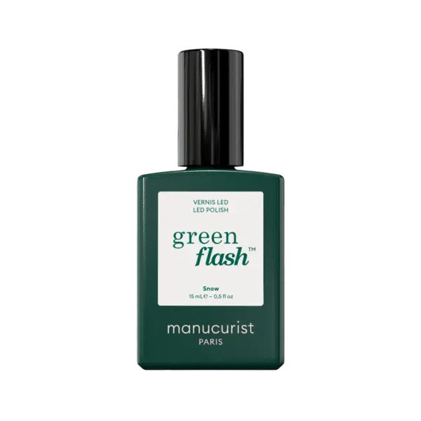 MANUCURIST Green Flash Led Gel Nail Polish, Non-toxic Nail Polish - Snow