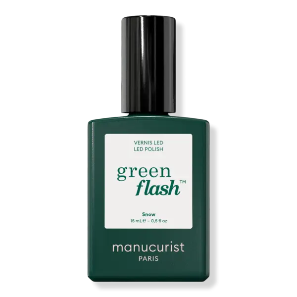 MANUCURIST Green Flash Led Gel Nail Polish, Non-toxic Nail Polish - Snow