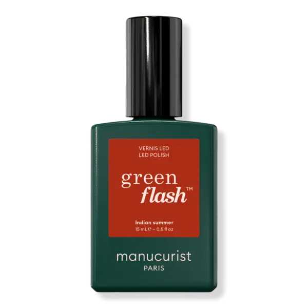 MANUCURIST Green Flash Led Gel Nail Polish, Non-toxic Nail Polish - Indian Summer