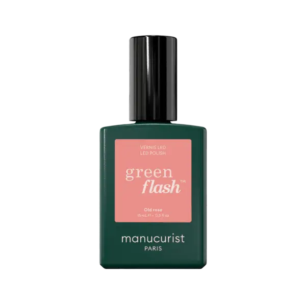 MANUCURIST Green Flash Led Gel Nail Polish, Non-toxic Nail Polish - Old Rose