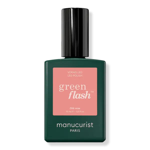 MANUCURIST Green Flash Led Gel Nail Polish, Non-toxic Nail Polish - Old Rose