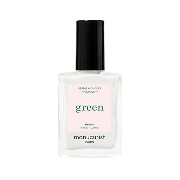 MANUCURIST Green Nail Polish, Quick Dry, Non-toxic Nail Polish With Gel-like Finish - Nebula